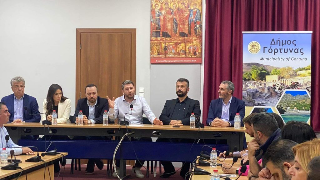 Επίσκεψη του Προέδρου του ΠΑΣΟΚ – ΚΙΝΑΛ, Νίκου Ανδρουλάκη, στον Δήμο ...